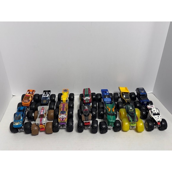 Hot Wheels | Toys | Hot Wheels Monster Trucks And Monster Jam Cars 64 ...